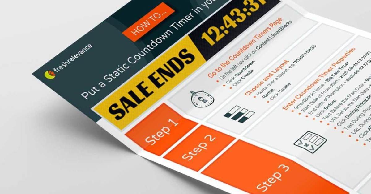 How To Put A Static Countdown Timer In Your Emails Fresh Relevance